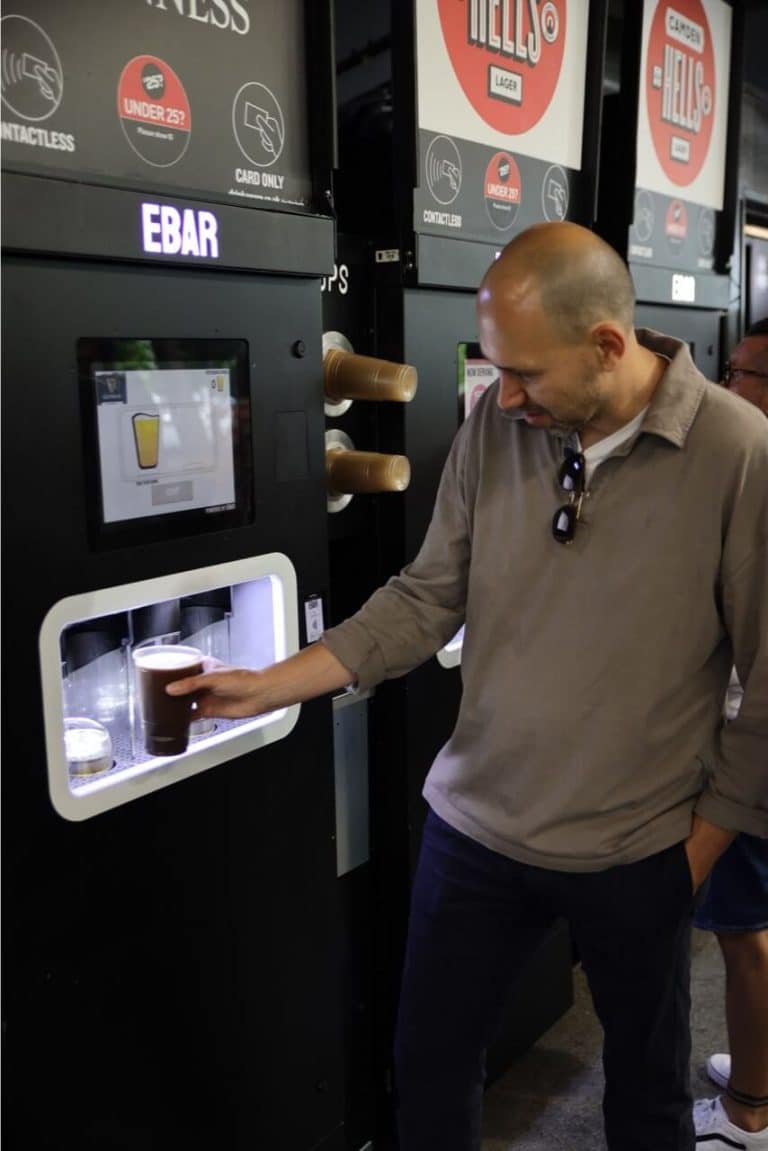 EBar | Automated Beer Kiosk | Self-serve pour of fast, perfect pints